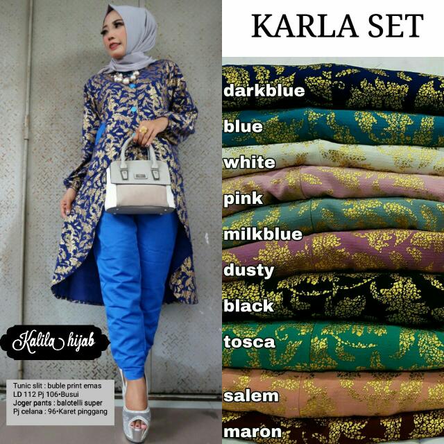 *PREORDER* Karla Set, Women's Fashion, Muslimah Fashion, Baju Kurung ...