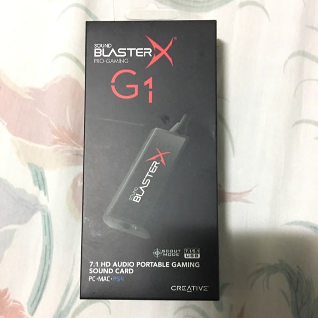 Sound Blaster X Pro-Gaming G1, Computers & Tech, Parts & Accessories ...