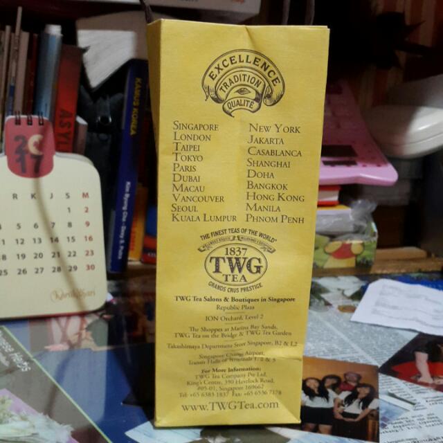 TWG Tea Paperbag (Small size), Fesyen Wanita, Aksesoris di Carousell