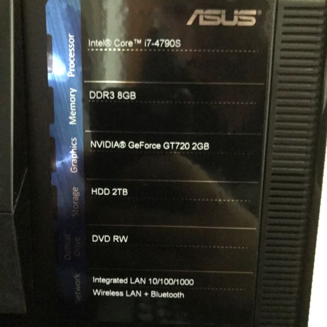 Asus Desktop + Dell Monitor + Camera, Computers & Tech, Desktops on ...