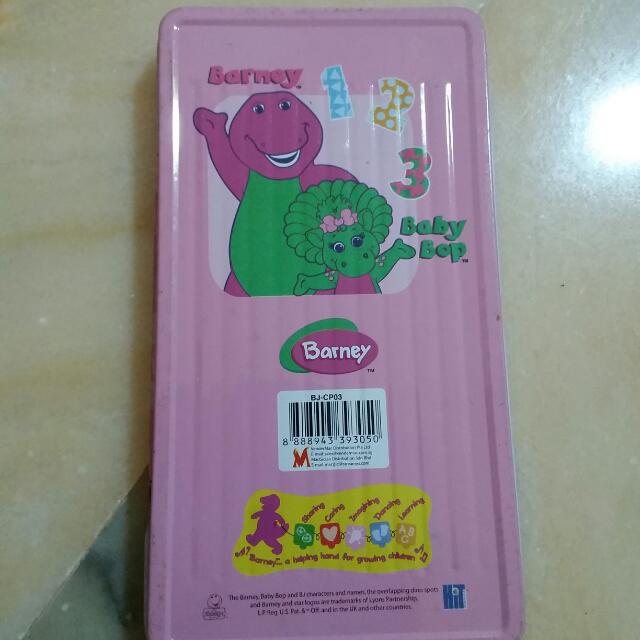 Authentic Barney & Friends Colour Pencils, Hobbies & Toys, Stationery ...