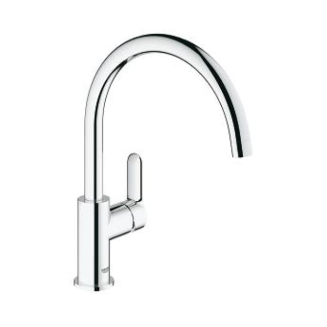 Grohe BauEdge Single-lever sink mixer 31233000, Furniture & Home Living ...