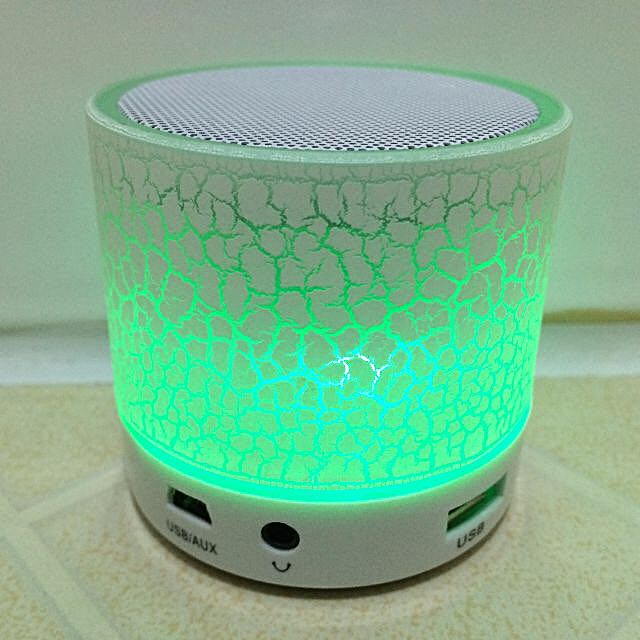 bluetooth speaker FM Radio RGB light MP3 player usb microsd card ...