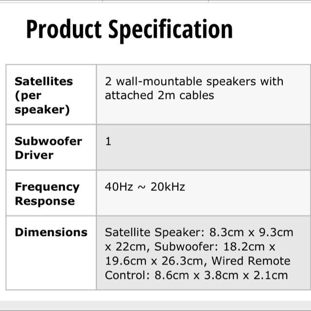 Creative Inspire T3030 2.1 Speaker System, Audio, Soundbars, Speakers ...