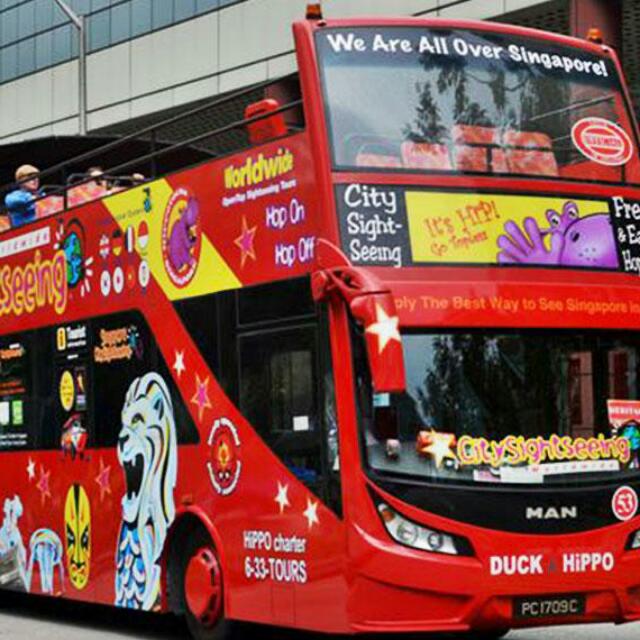 Hippo City Sightseeing Bus, Entertainment, Attractions on Carousell