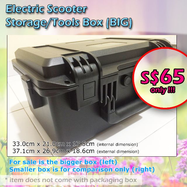 E Scooter Storage Box (BIG) #not nanuk pelican, Sports Equipment, PMDs ...