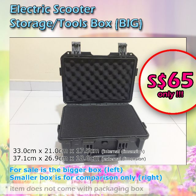 E Scooter Storage Box (BIG) #not nanuk pelican, Sports Equipment, PMDs ...