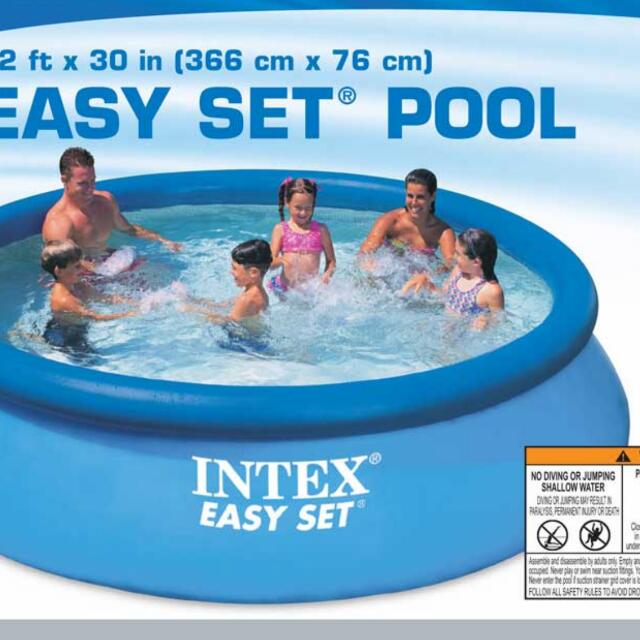 Intex Easy Set 12 ft x 30 inches Swimming Pool, Looking For on Carousell