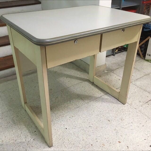 Old Study Desk, Furniture & Home Living, Furniture, Tables & Sets on ...