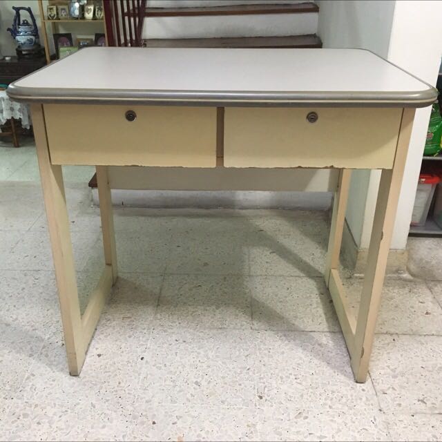 Old Study Desk, Furniture & Home Living, Furniture, Tables & Sets on ...