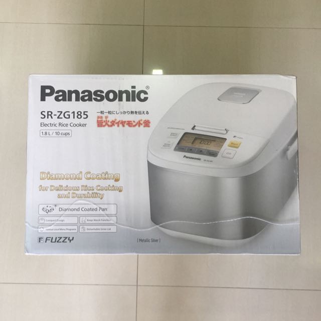 Panasonic Electric Rice Cooker SR-ZG185, TV & Home Appliances, Kitchen ...