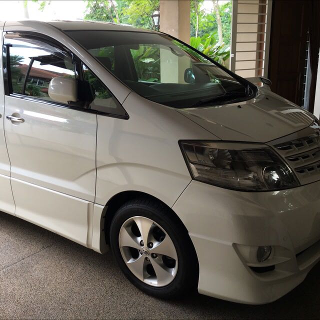 Toyota Alphard 3.0cc (White), Cars, Cars for Sale on Carousell