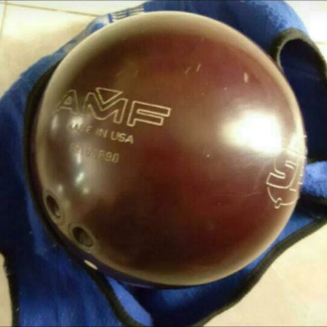 AMF 300 NightHawk SPT bowling ball, Sports Equipment, Sports & Games ...