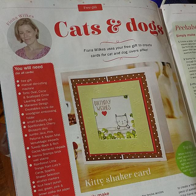 Cardmaking Magazine With Embossing Folder & Stamp Set, Hobbies & Toys ...