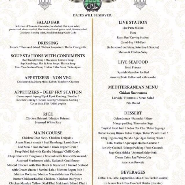 GROUP ON GOLDEN LANDMARK BUFFET FOR 2, Food & Drinks, Local Eats on ...