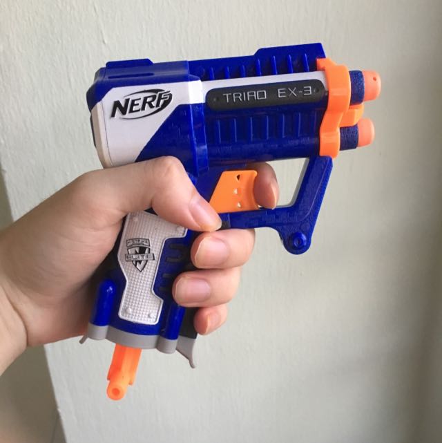 Nerf Gun Triad EX-3, Hobbies & Toys, Toys & Games on Carousell