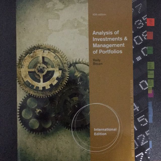 Analysis of Investments and Management Of Portfolios 10th edition ...