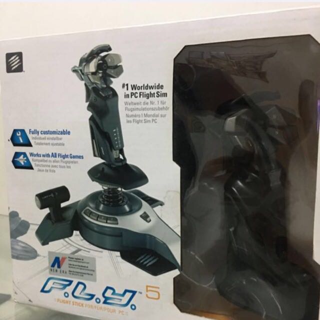 Mad Catz FLY 5 Flight Stick, Computers & Tech, Parts & Accessories ...