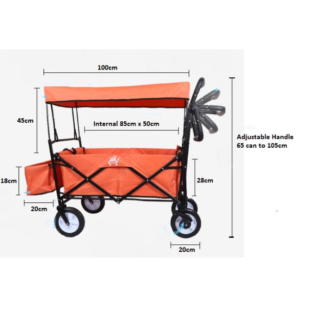 Collapsible Baby / Kid Push Cart / Wagon/ Stoller (Twins / Triplets ...