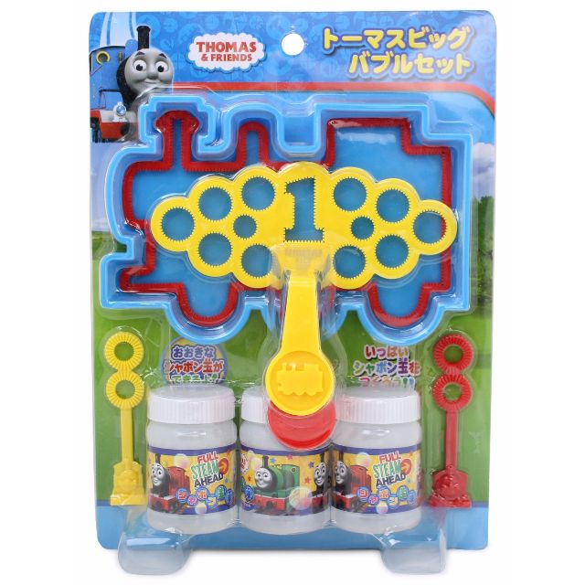 THOMAS & FRIENDS THE TRAIN BUBBLE WAND & BLOWER TOYS SET FOR KID BOYS ...