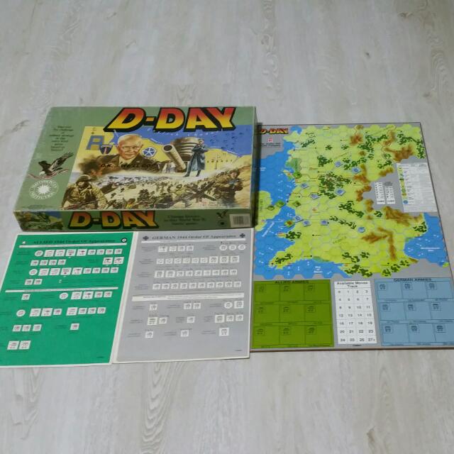*Vintage* D-Day Board Game By Smithsonian Institution, Hobbies & Toys ...