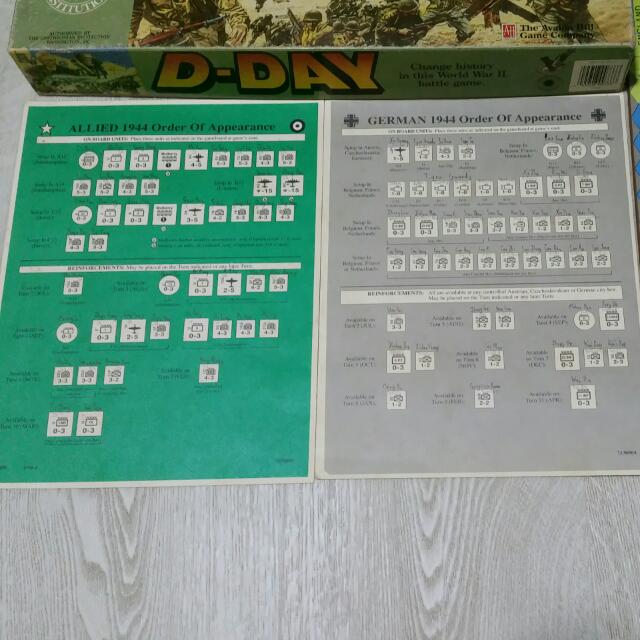 *Vintage* D-Day Board Game By Smithsonian Institution, Hobbies & Toys ...