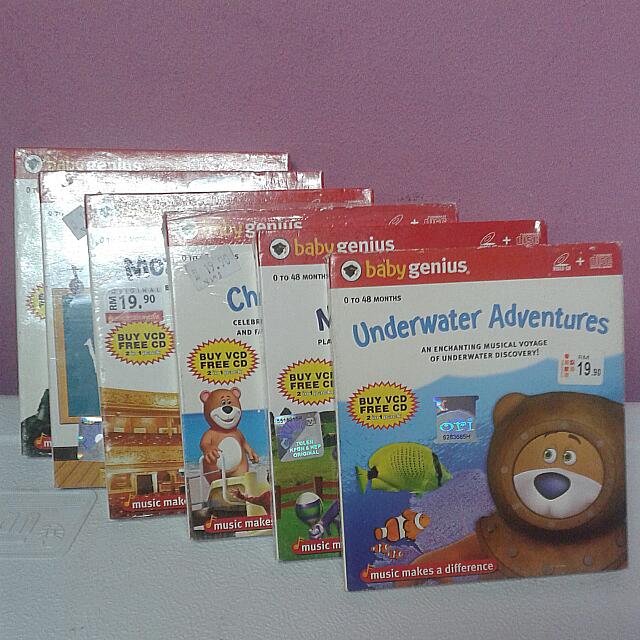 Baby Genius CD+VCD, Hobbies & Toys, Music & Media, CDs & DVDs on Carousell