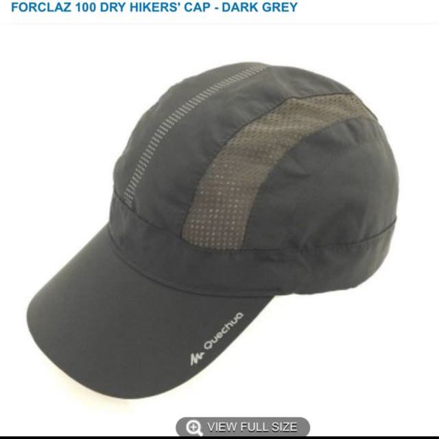 Brand New Forclaz Hiker's Cap Dark Grey Color, Sports Equipment, Sports ...