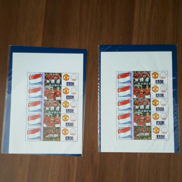 Manchester United Collectible Stamps Set(Last Set!), Hobbies & Toys ...