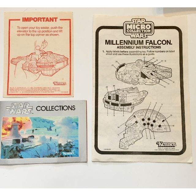 Vintage Kenner Star Wars Micro Collection Millennium Falcon MIB Rare ...