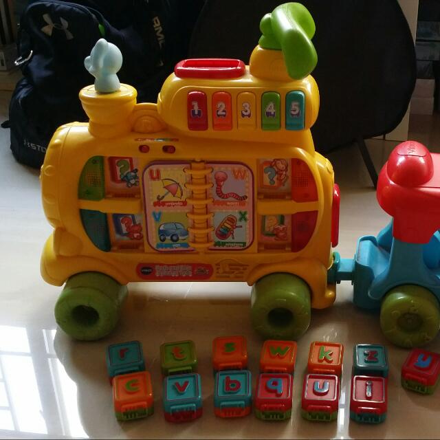 Vtech Push And Ride Alphabet Train, Babies & Kids, Infant Playtime on ...
