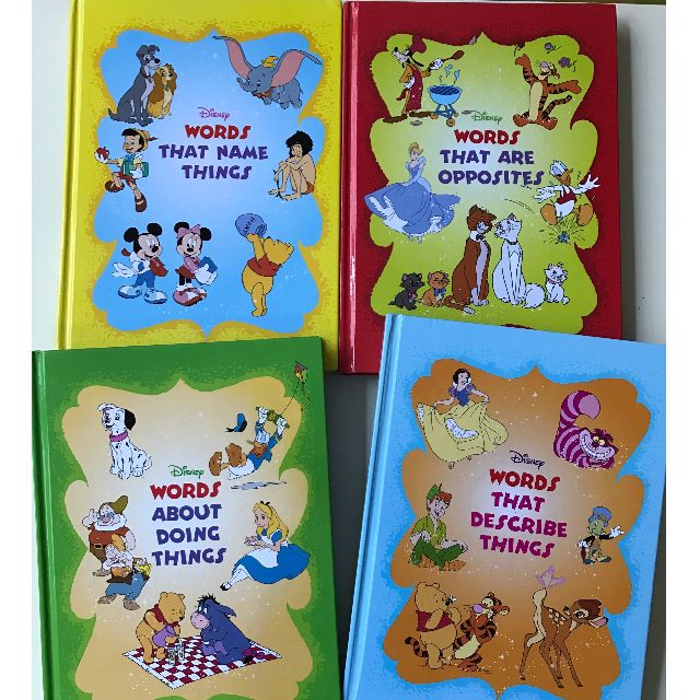 GROLIER - Set of 4 Disney Books - Words That Describe Things, Name ...