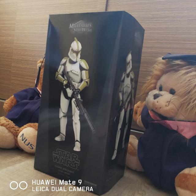 STAR WARS Clone Sergeant Phase 1 Armour 1/6 SIDESHOW, Hobbies & Toys ...