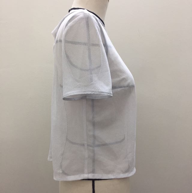 Translucent Top, Women's Fashion, Tops, Blouses on Carousell