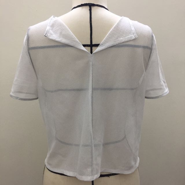 Translucent Top, Women's Fashion, Tops, Blouses on Carousell