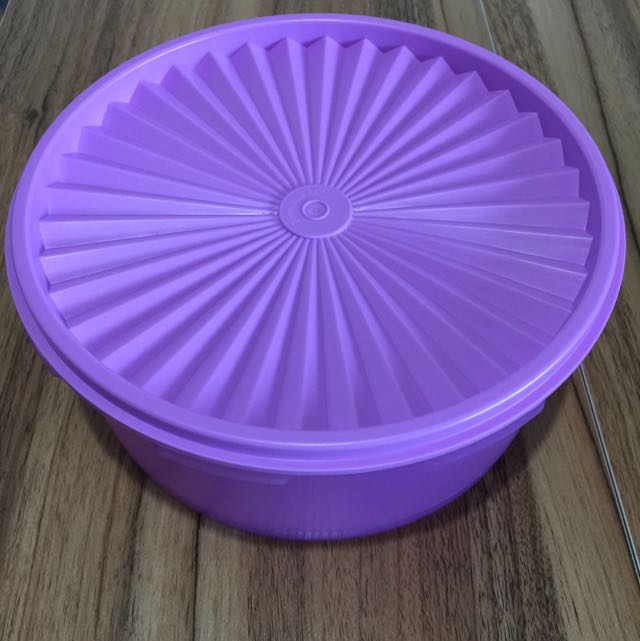 Tupperware Purple Round Canister, TV & Home Appliances, Kitchen ...