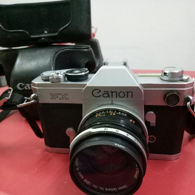 Vintage Canon Fx, Photography, Cameras on Carousell