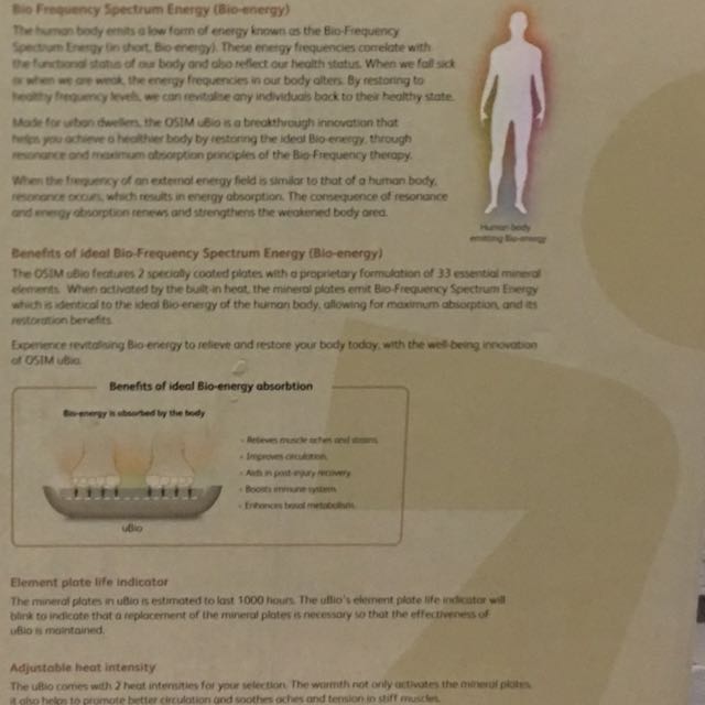 (Brand New) Osim uBio Foot Massager, Health & Nutrition, Massage ...