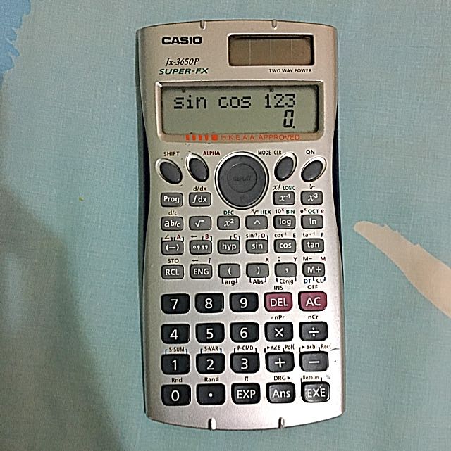 Casio Fx-3650p 計數機 Dse Hkeaa, 音響器材, 音樂播放裝置 MP3及CD Player - Carousell