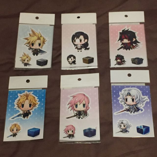 Final Fantasy Stickers, Hobbies & Toys, Toys & Games on Carousell