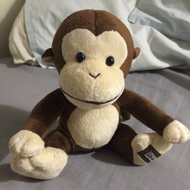 JP Morgan Monkey Plush Toy, Hobbies & Toys, Toys & Games on Carousell
