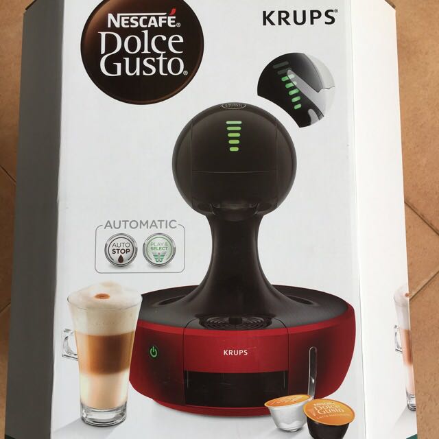 Krups Red Coffee Machine Kp350565, TV & Home Appliances, Kitchen ...