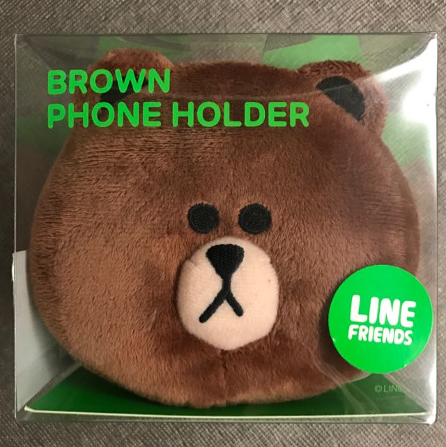 Line Friends Brown Phone Holder, Mobile Phones & Gadgets, Mobile ...