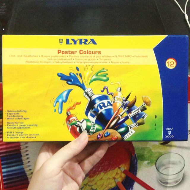 Lyra poster colours (+ bonus faber castell sketchbook), Desain ...
