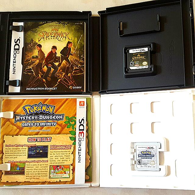 Pokemon White 2(DS), Mystery Dungeon Gates To Infinity(3DS), Pokemon ...