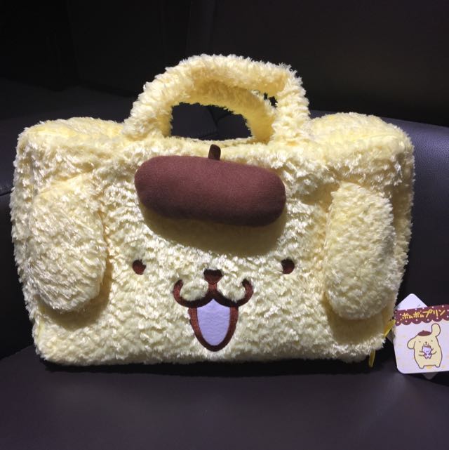Pompompurin Furry Bag, Babies & Kids, Going Out, Diaper Bags & Wetbags ...