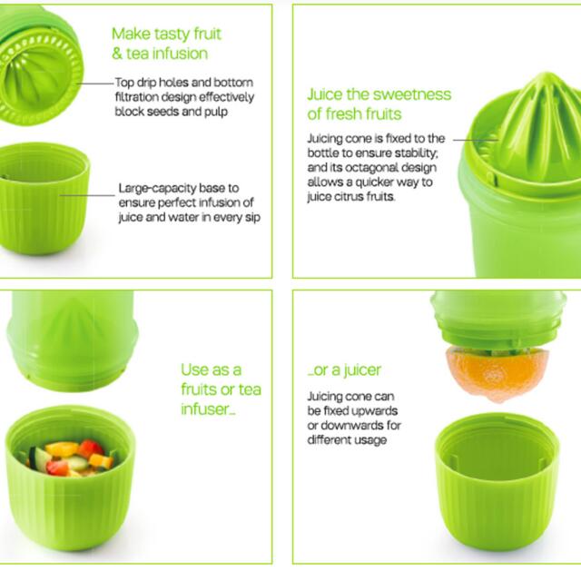 Tupperware Infuse2Go 700ml With Strap, TV & Home Appliances, Kitchen ...