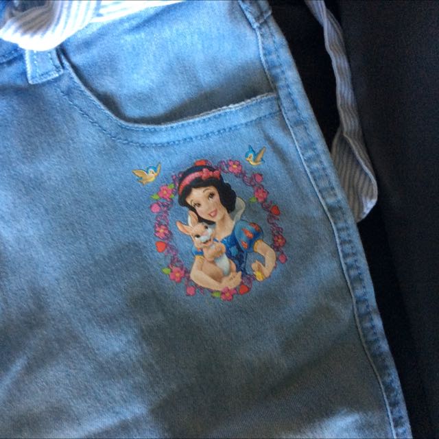 Disney Princess Jeans, Babies & Kids, Babies & Kids Fashion on Carousell