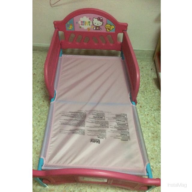 Hello Kitty Bed Frame, Furniture & Home Living, Furniture, Bed Frames ...
