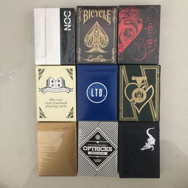 Playing cards collection, Hobbies & Toys, Toys & Games on Carousell